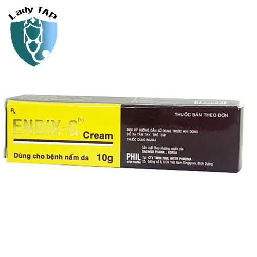 Endix-G Cream 10g Phil Inter Pharma - Giúp giảm tình trạng viêm và dị ứng